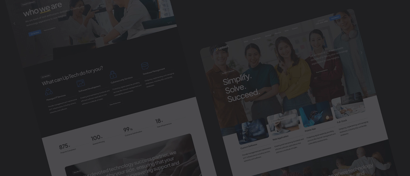 UpTech — IT Solutions and Services Website Template